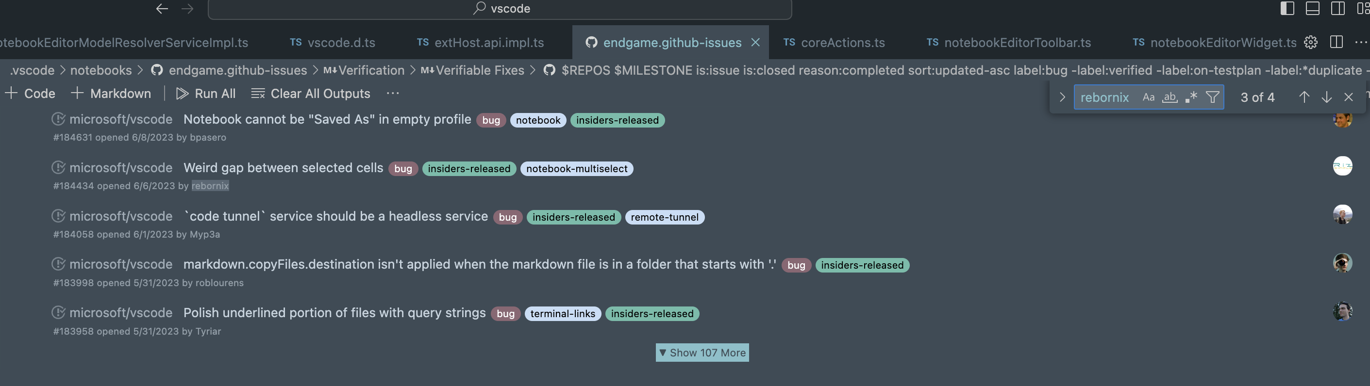 Support Sticky Scroll (showing markdown headers) in notebooks · Issue #182444 · microsoft/vscode ...