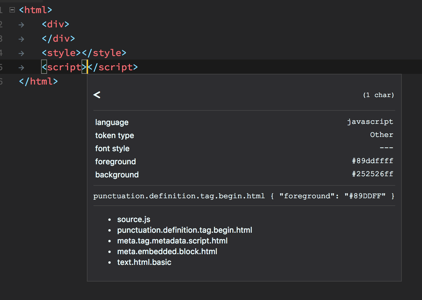 script tag indent error · Issue #30517 · microsoft/vscode · GitHub