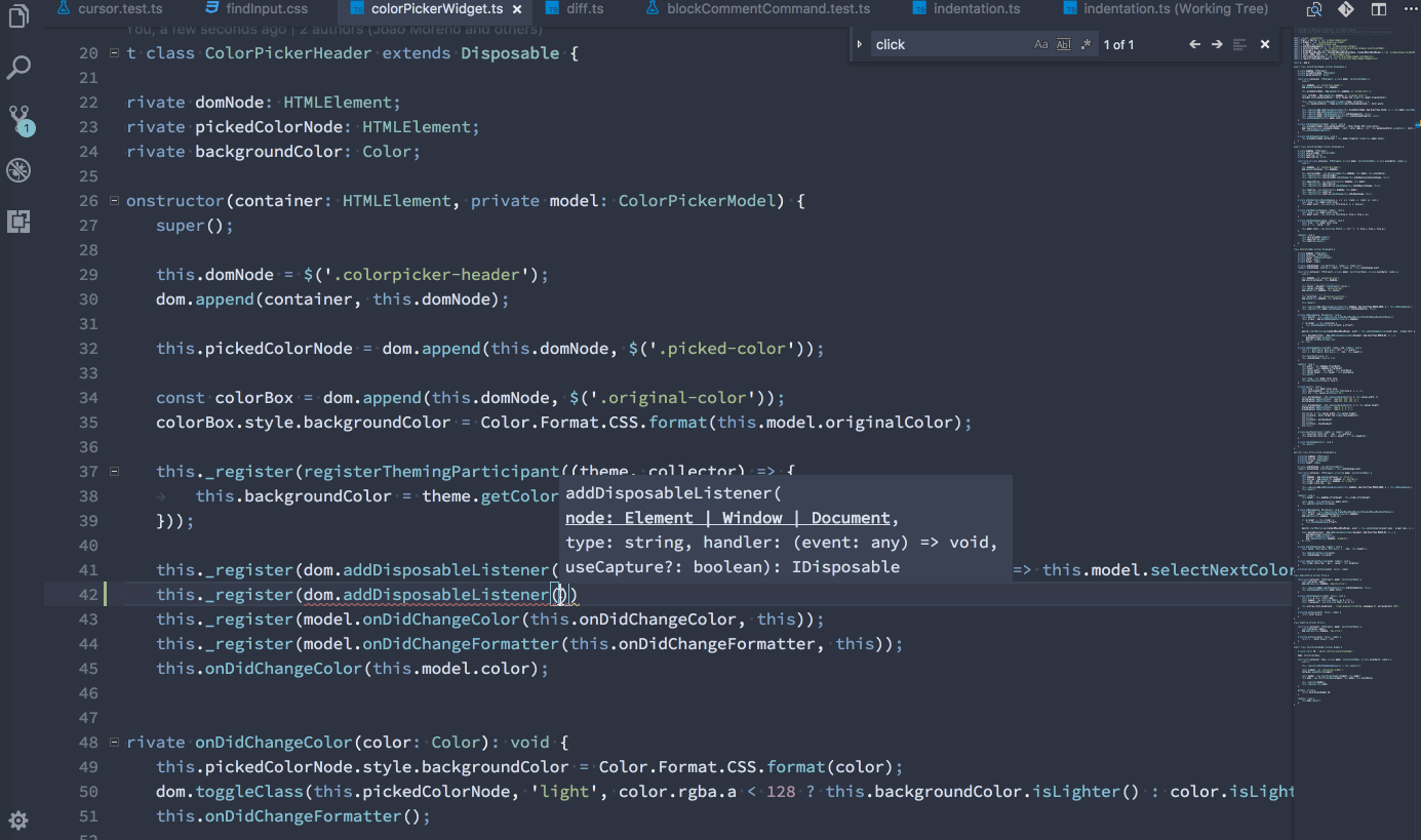 signature and suggestion window layout · Issue #32511 · microsoft/vscode · GitHub