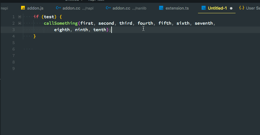 Reformatting after multi-line statements in JS and TS · Issue #35933 · microsoft/vscode · GitHub