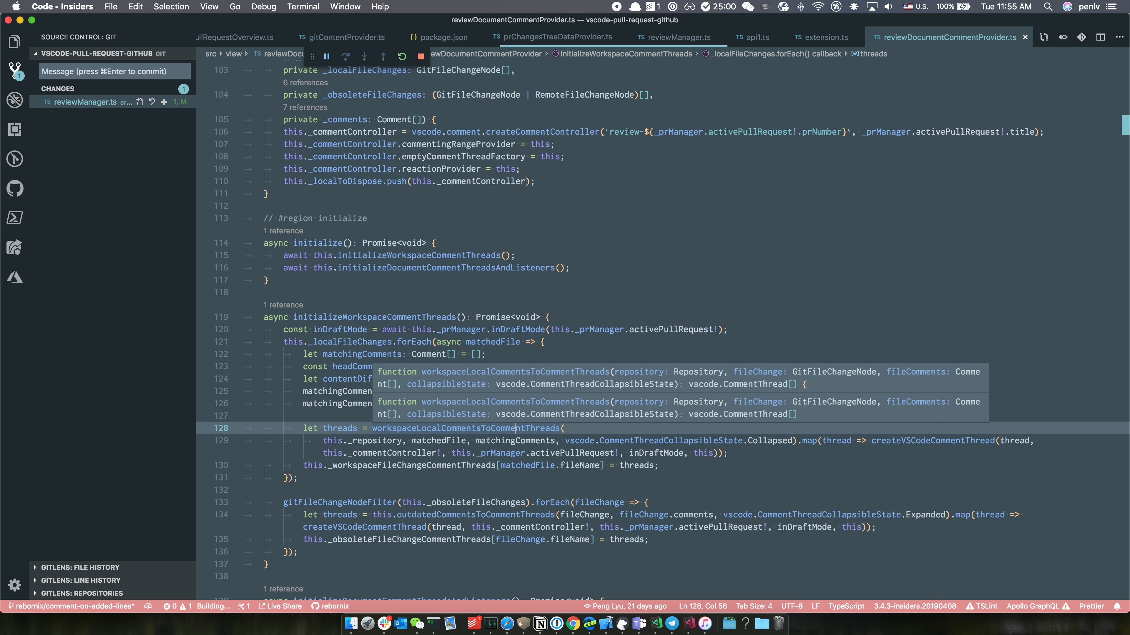 Implementation of top level function is not shown in hover · Issue #72017 · microsoft/vscode ...