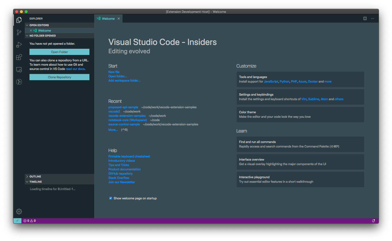 Timeline: not working for untitled file · Issue #91619 · microsoft ...
