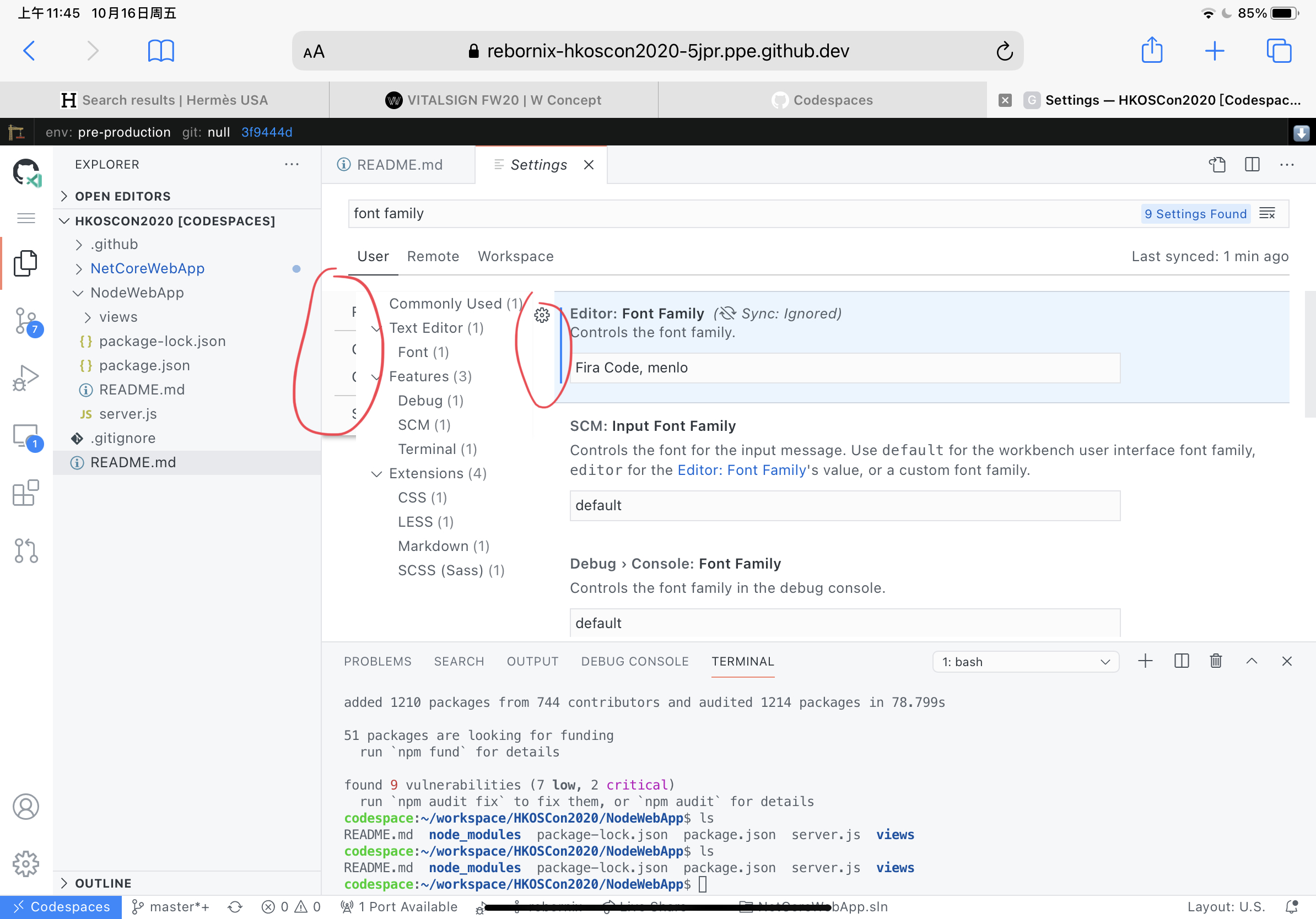 Safari/iPadOS: Settings Editor drop down mispositioned · Issue #108827 · microsoft/vscode · GitHub
