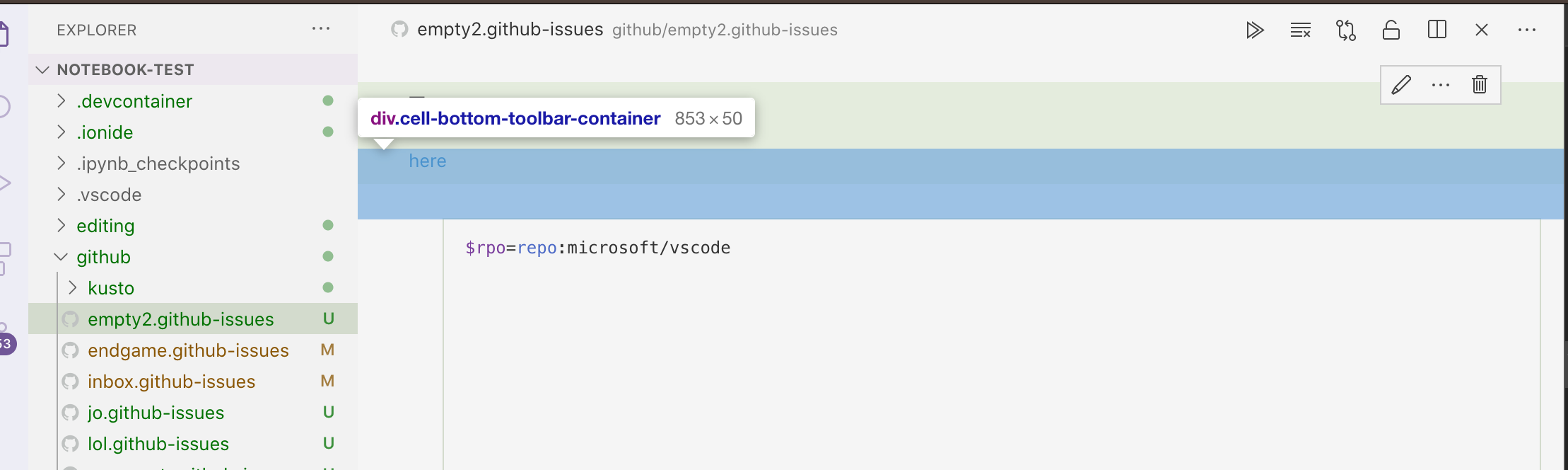 The native notebook UI doesn't allow user to click links on the last line of a markdown cell ...