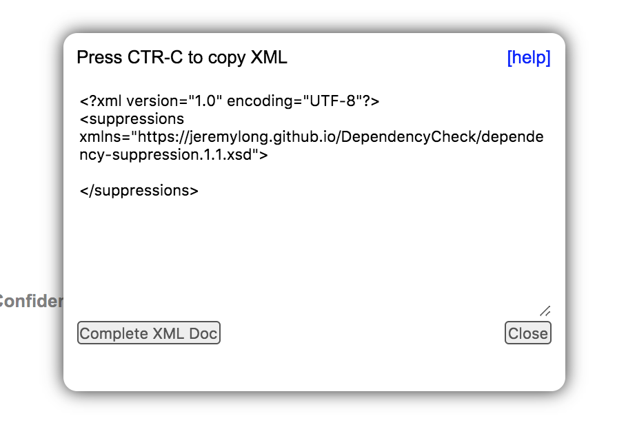 Suppress button is broken in HTML report · Issue #1002 · jeremylong/DependencyCheck · GitHub