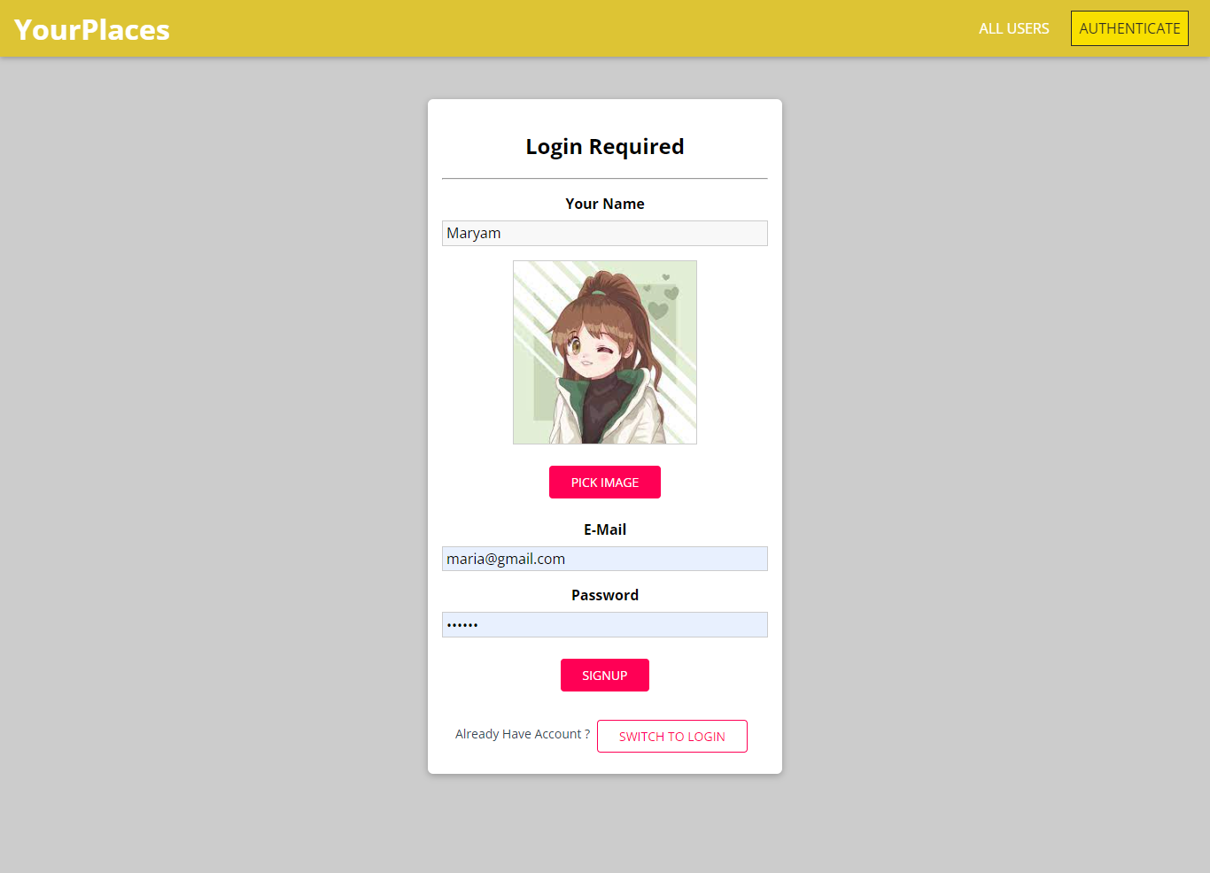 GitHub - maryamalsadat-tabatabaei/MERN-Landmarks-App: This is a MERN app using Express.js, React ...