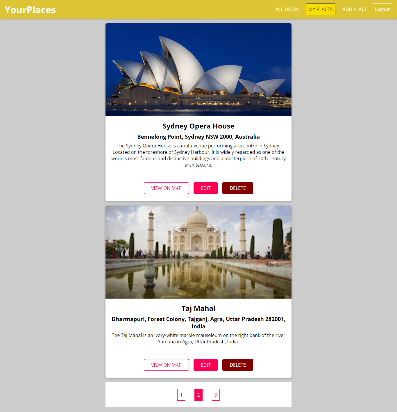 GitHub - maryamalsadat-tabatabaei/MERN-Landmarks-App: This is a MERN app using Express.js, React ...