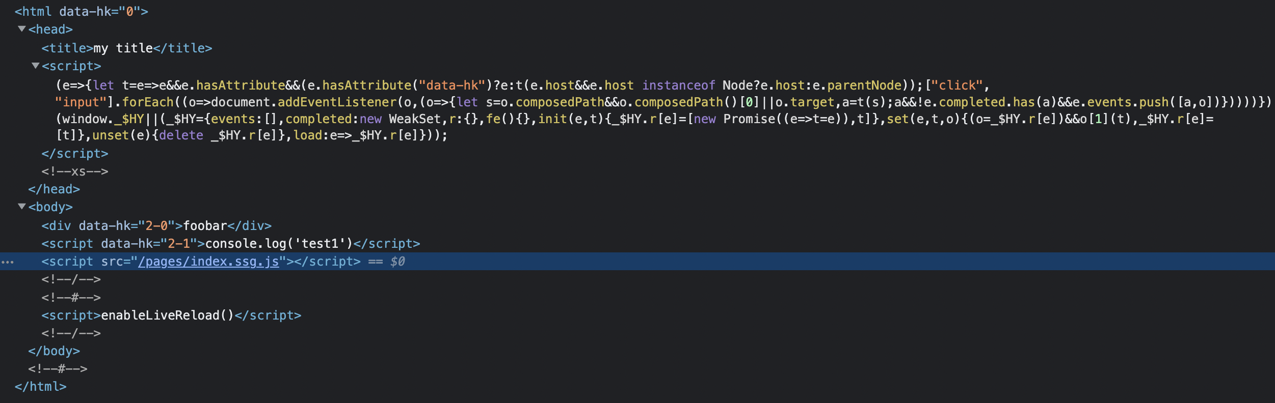 SSR: Cannot read properties of undefined (reading 'cloneNode') because getNextElement() is ...