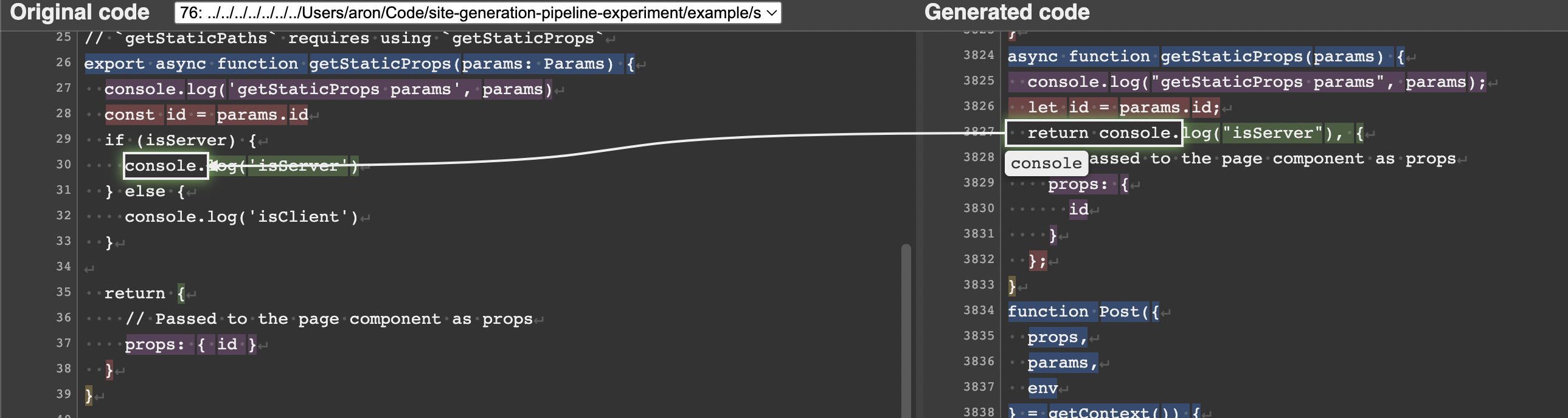Source Map Not Correct When Using `minifysyntax` To Eliminate Dead Code Branches The Branch