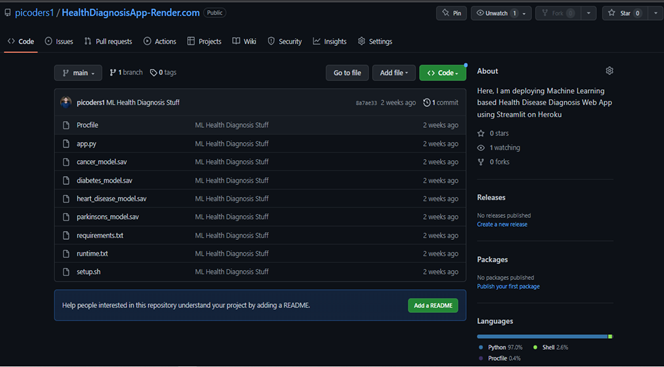 GitHub - picoders1/Multiple-Disease-Detection-System-Deployment-on-Cloud: Disease detection ...
