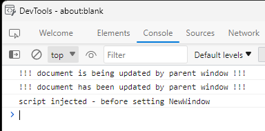 How to inject custom javascript to new windows requested by window.open? · Issue #2491 ...