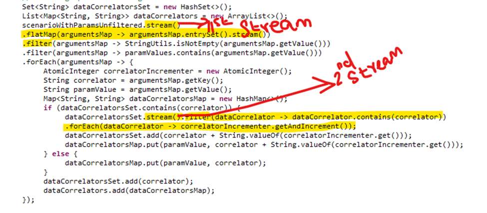 Unable to get code conversion in obfuscated class if we use stream ...