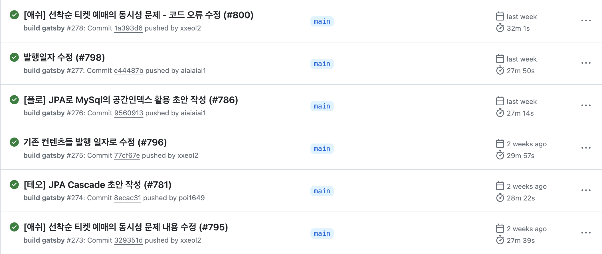 빌드 타임을 개선한다 · Issue #804 · woowacourse/tecoble · GitHub
