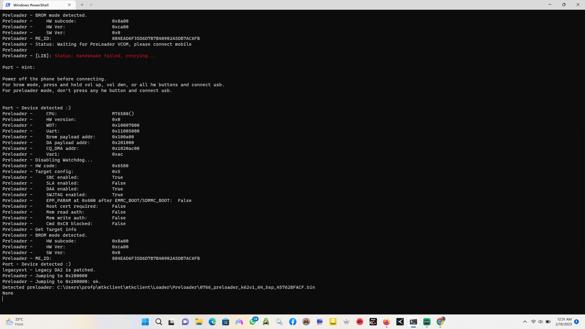 EMI Config not accepted :( · Issue #631 · bkerler/mtkclient · GitHub
