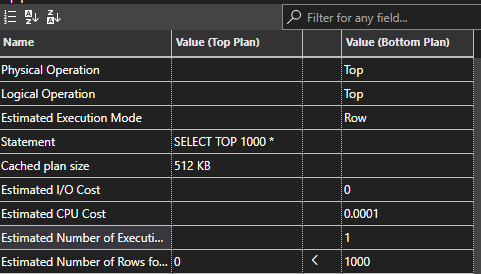Add Not Equal Operator When One of The Properties Is Null In Execution Plan Comparison ...