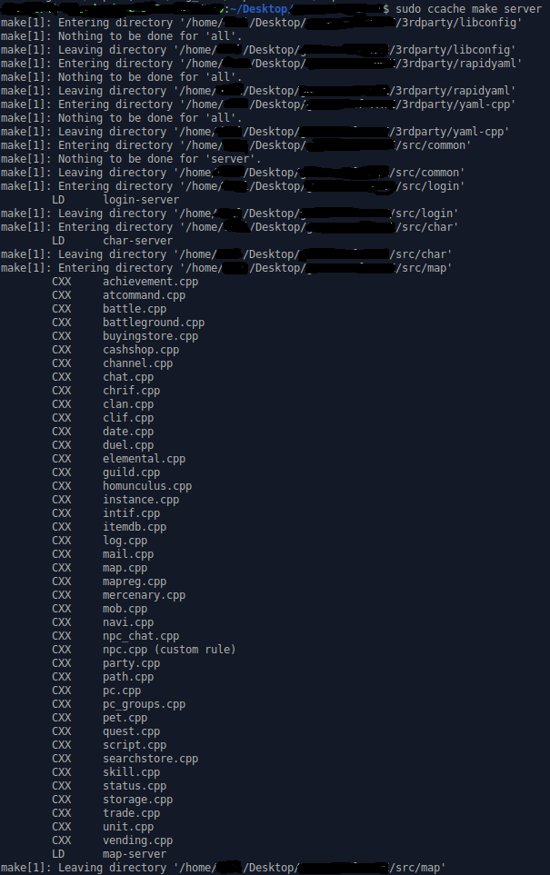 Add ccache as a compiler · Issue #7669 · rathena/rathena · GitHub
