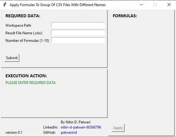 GitHub - patwarind/Csv_file_task_automation_tools: Tools used for excel ...