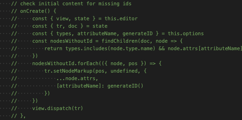 UniqueID extension adds extra empty paragraphs when used with HocusPocus · Issue #2400 ...