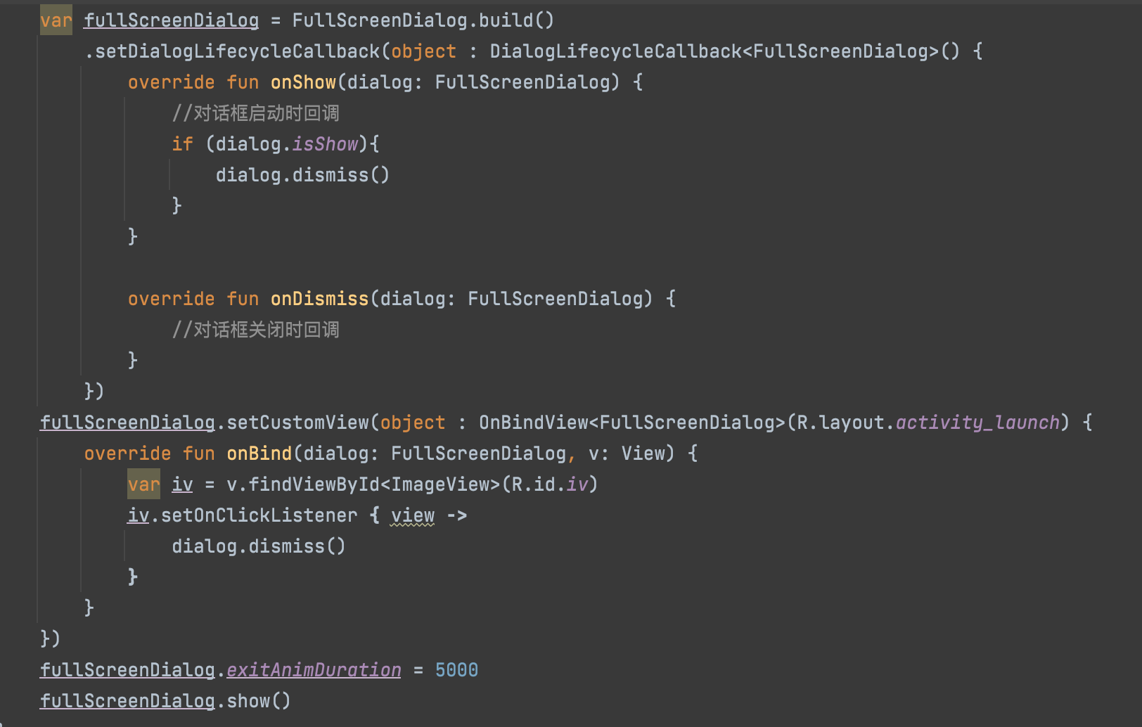 FullScreenDialog · Issue #232 · kongzue/DialogX · GitHub