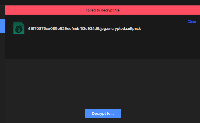 Failed to Decrypt · Issue #24743 · keybase/client · GitHub