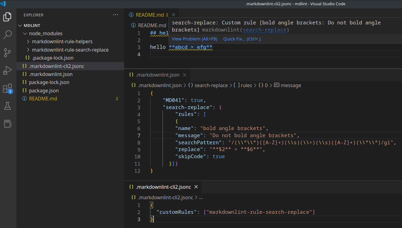 Custom Rule Errors with `undefined` · Issue #56 · OnkarRuikar/markdownlint-rule-search-replace ...
