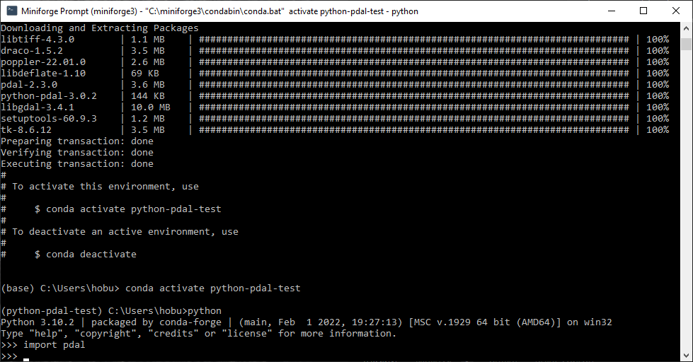 Pdal Python Package Can Not Be Imported · Issue 1933 · Pdal Pdal · Github