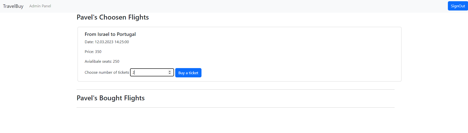 GitHub - NiPavel/TravelApp