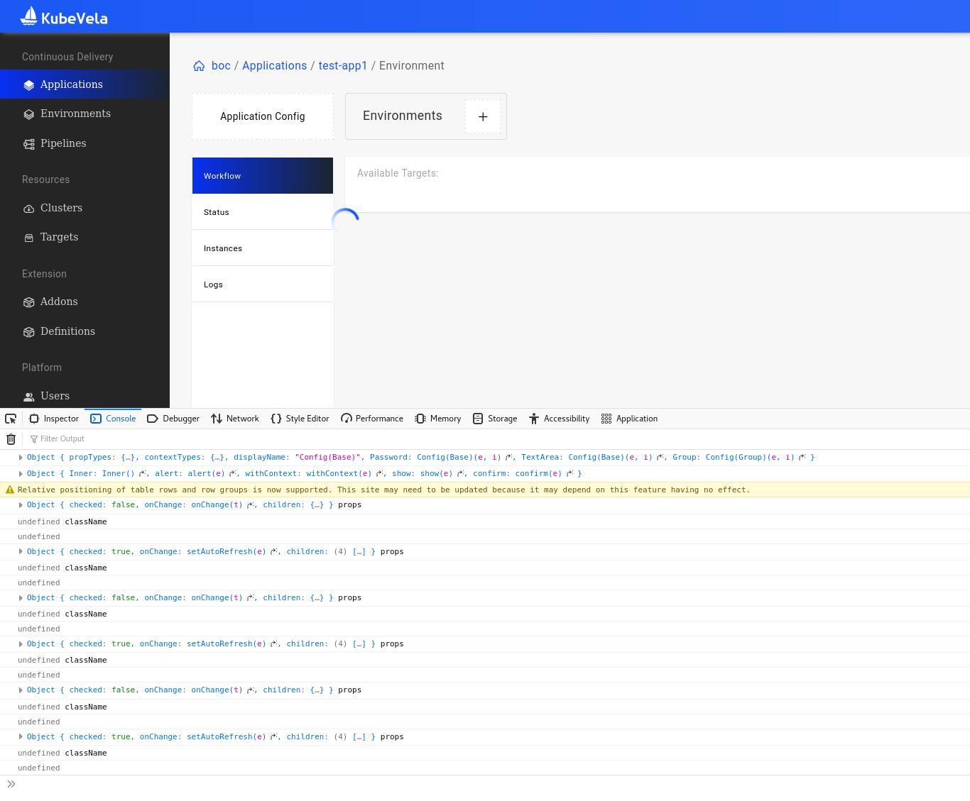 Unable to view the workflow page · Issue #686 · kubevela/velaux · GitHub