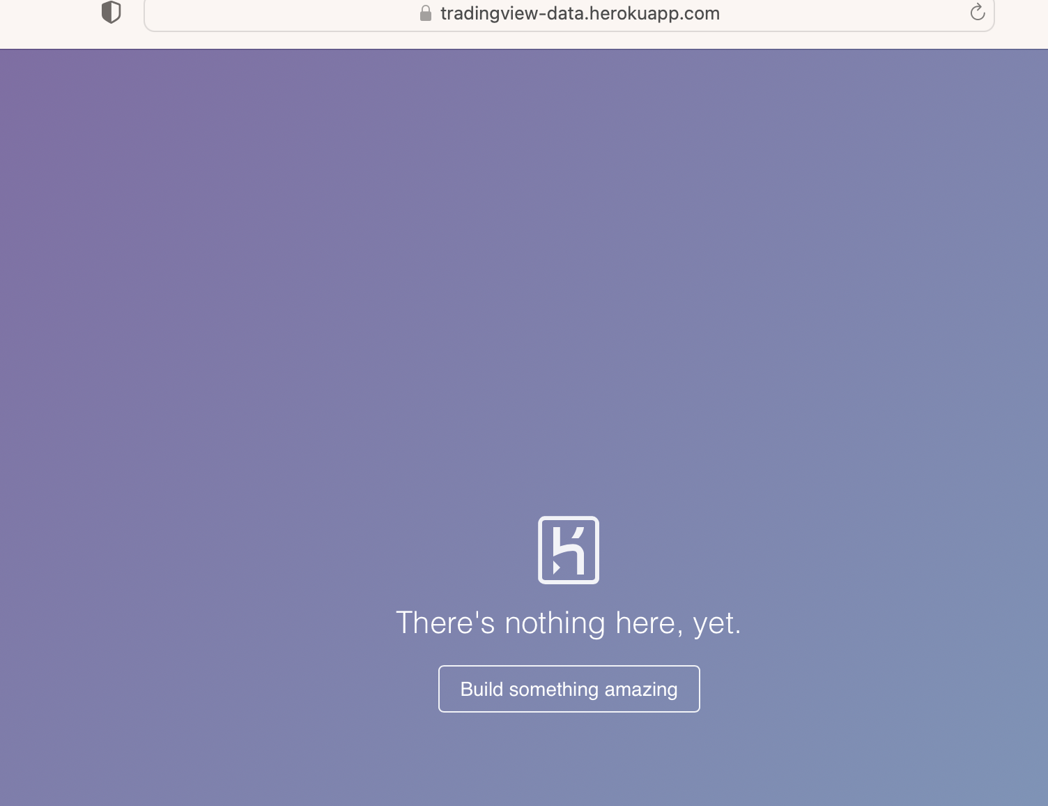 There's nothing here, yet. · Issue #29 · jchao01/TradingView-data-scraper · GitHub