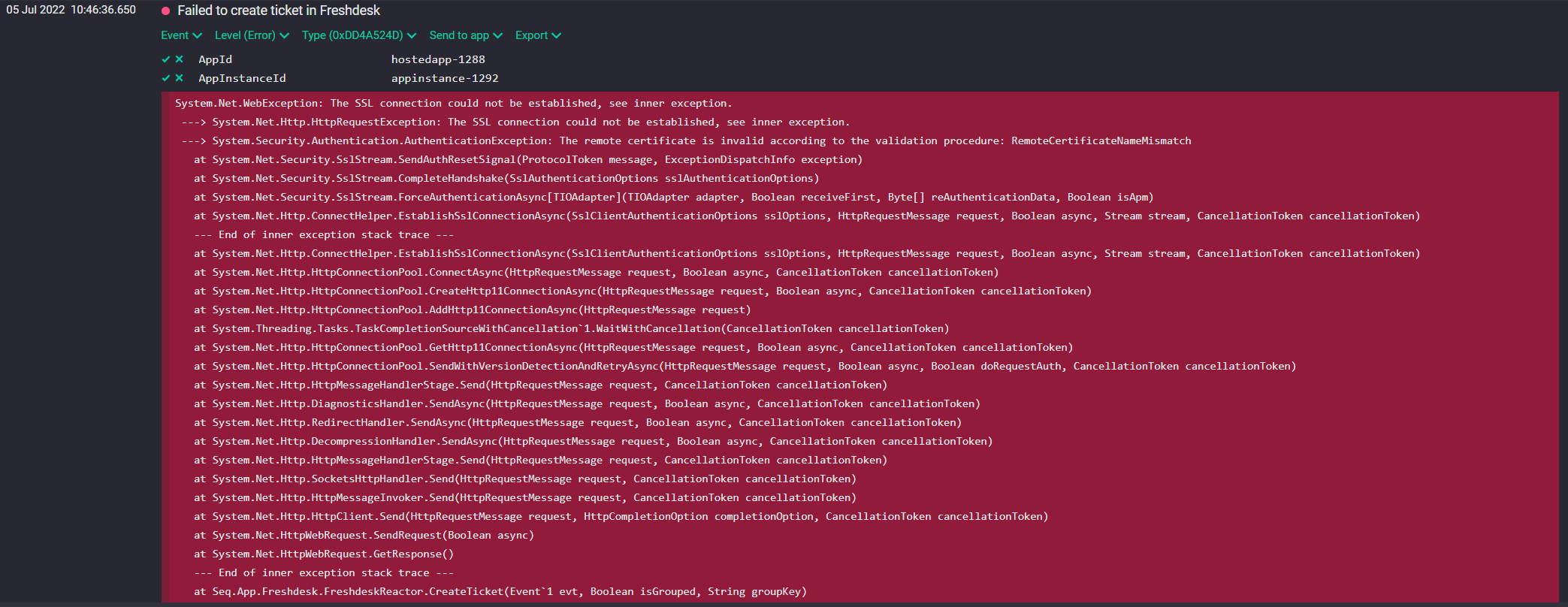 Seq integration with Freshdesk ( Seq.App.Freshdesk) · datalust seq-tickets · Discussion #1600 ...