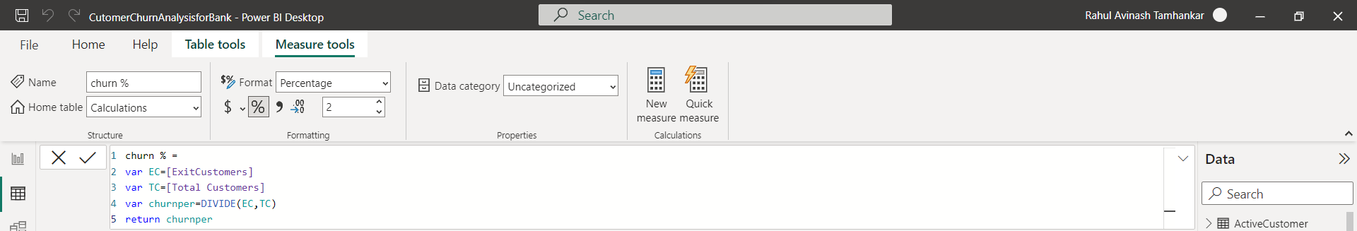 GitHub - RahulTamhankar/PowerBI-CustomerChurnAnalysis: This is a PowerBI App which uses multiple ...