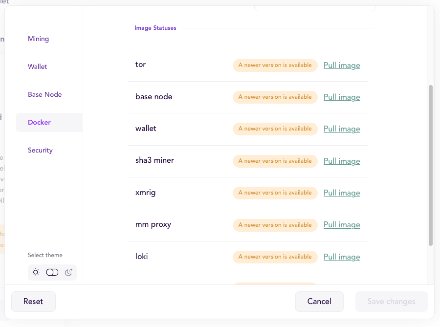 Add a "Pull All" button to the Docker Images settings page to pull all images · Issue #146 ...