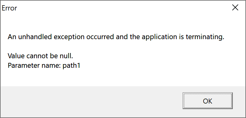 [BUG] Error when saving .ideacon file from Connection Controller ...