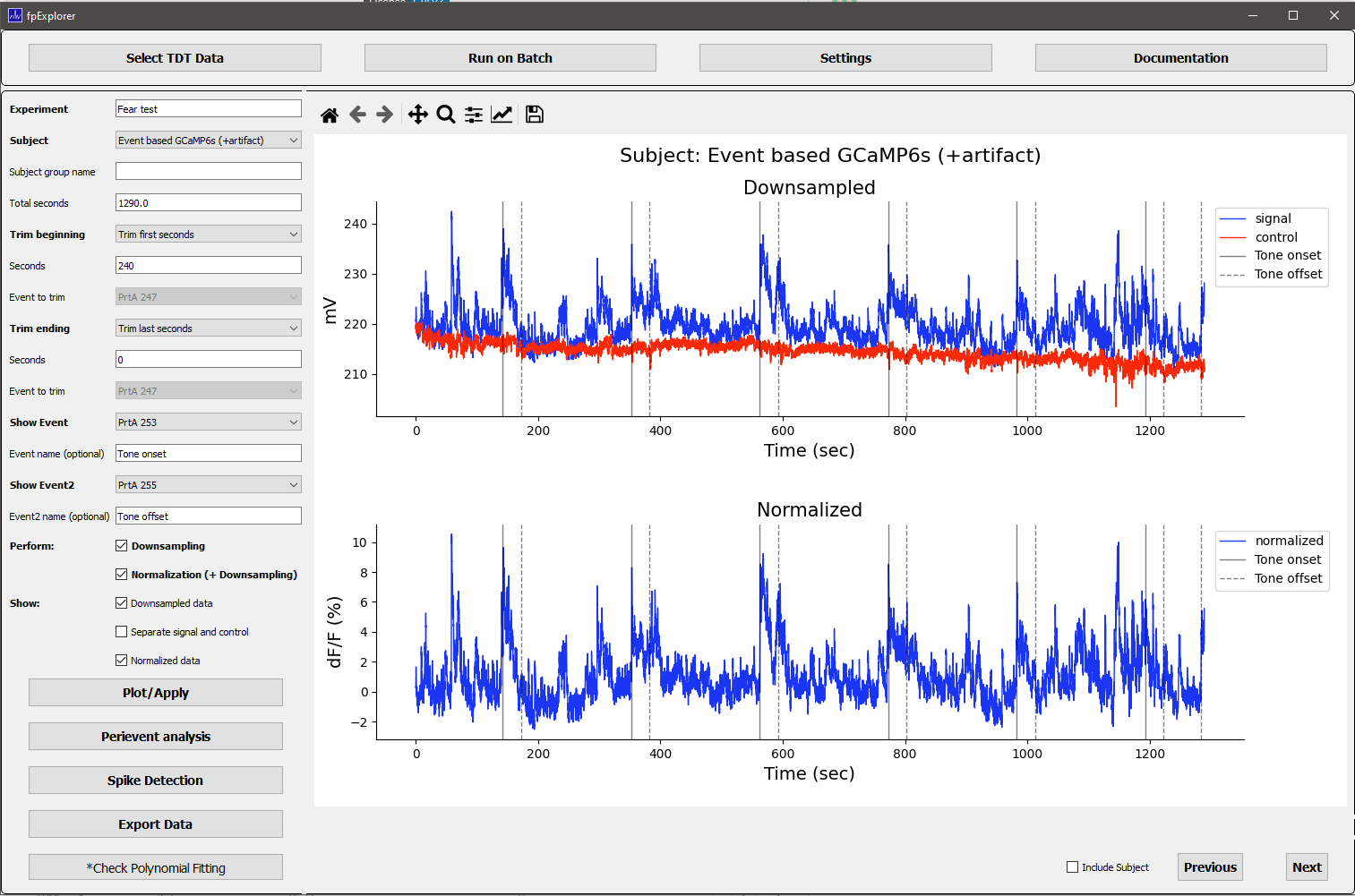 GitHub - ilo21/fpExplorer: Fiber Photometry Analysis Tool
