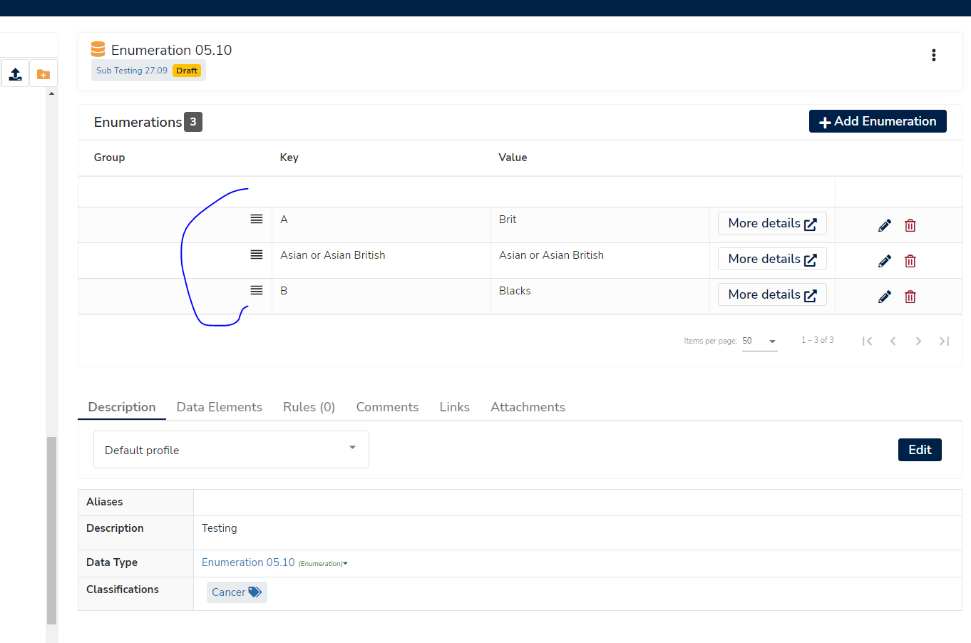 The Group Column On The Enumeration Page Contradict Mauro Documentation When Adding An 6489