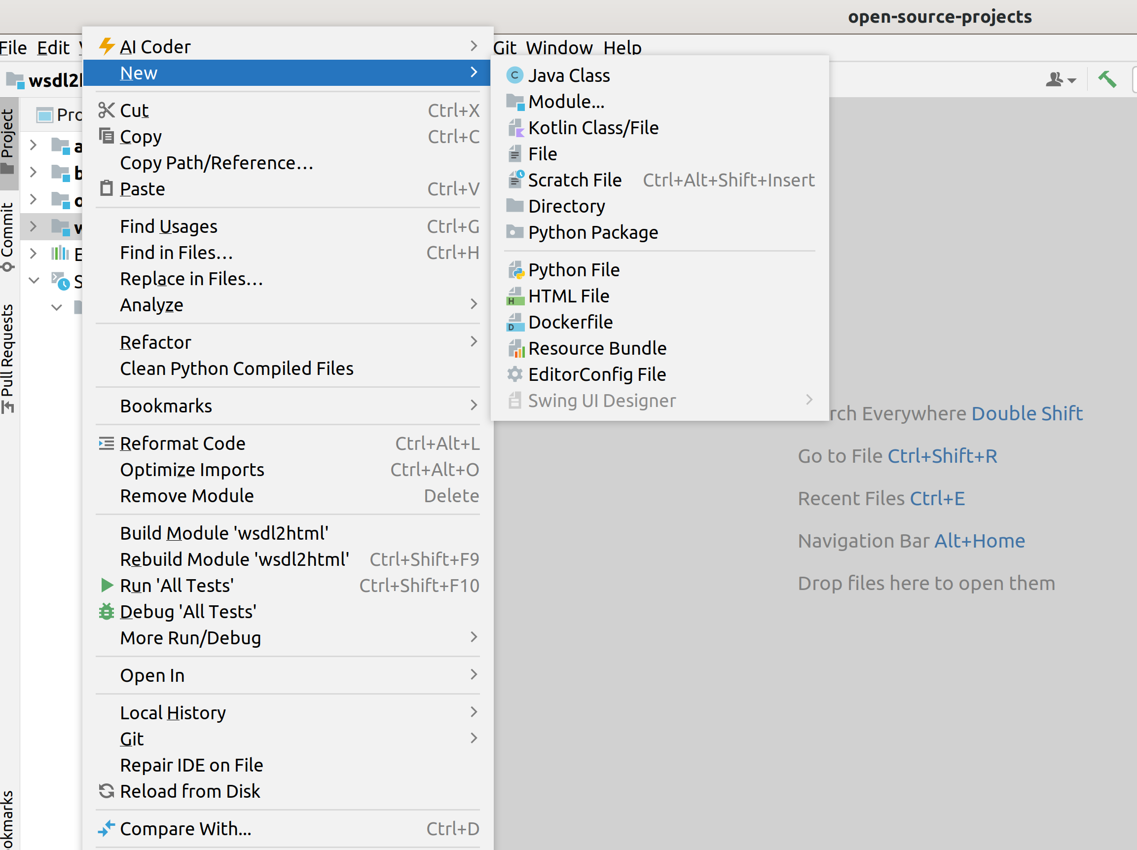Dont Let It Be The Top Item In Context Menu When Right Clicking A Filefolder In Intellij 6216