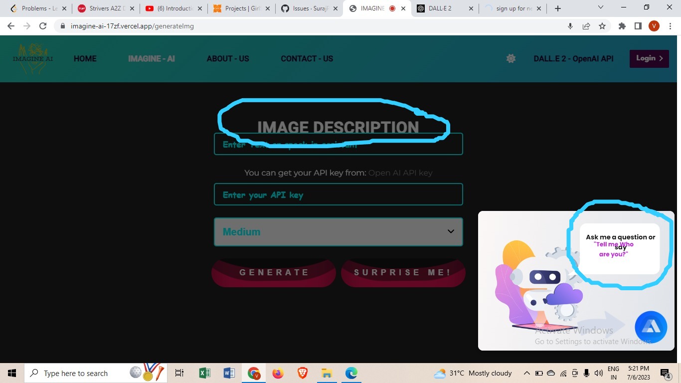 [style]: Want to Improve Imagin-AI Page and also spelling errors and aligning issues · Issue ...