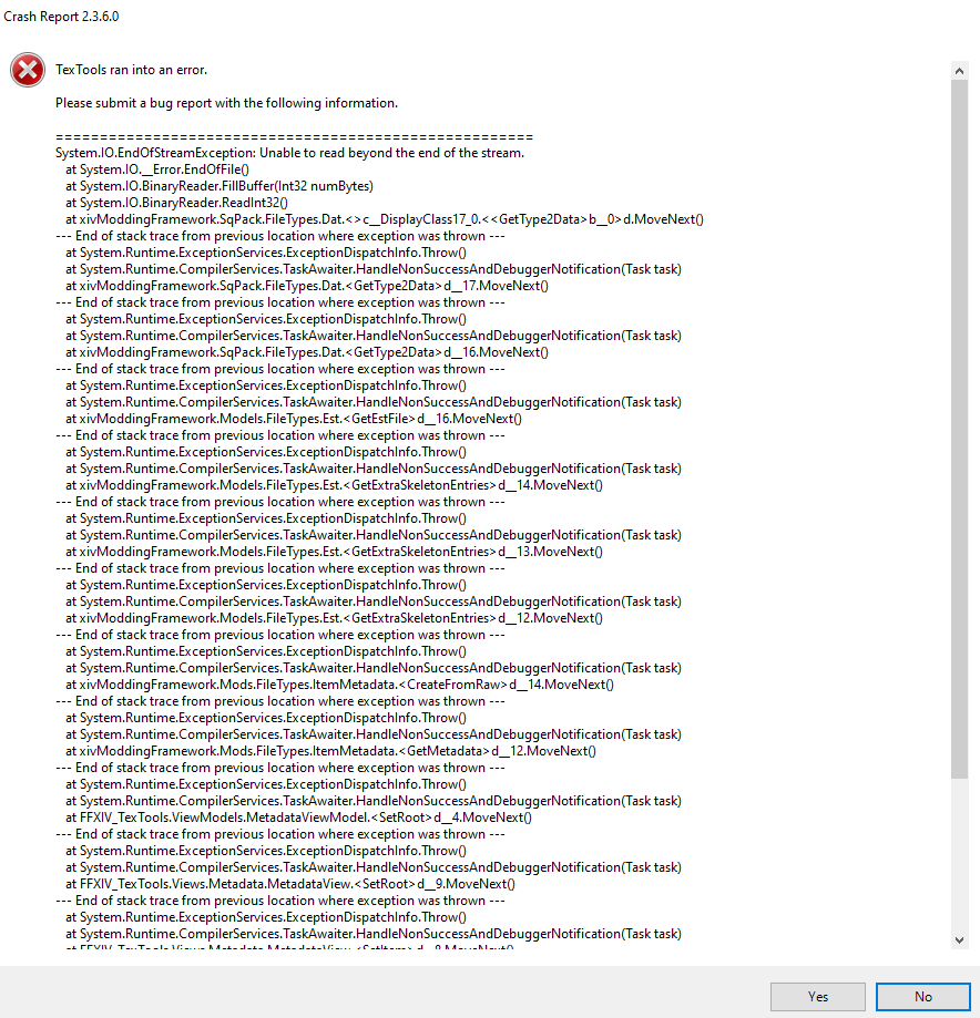 I get this error whenever I open the hair menu · Issue #71 · TexTools/FFXIV_TexTools_UI · GitHub