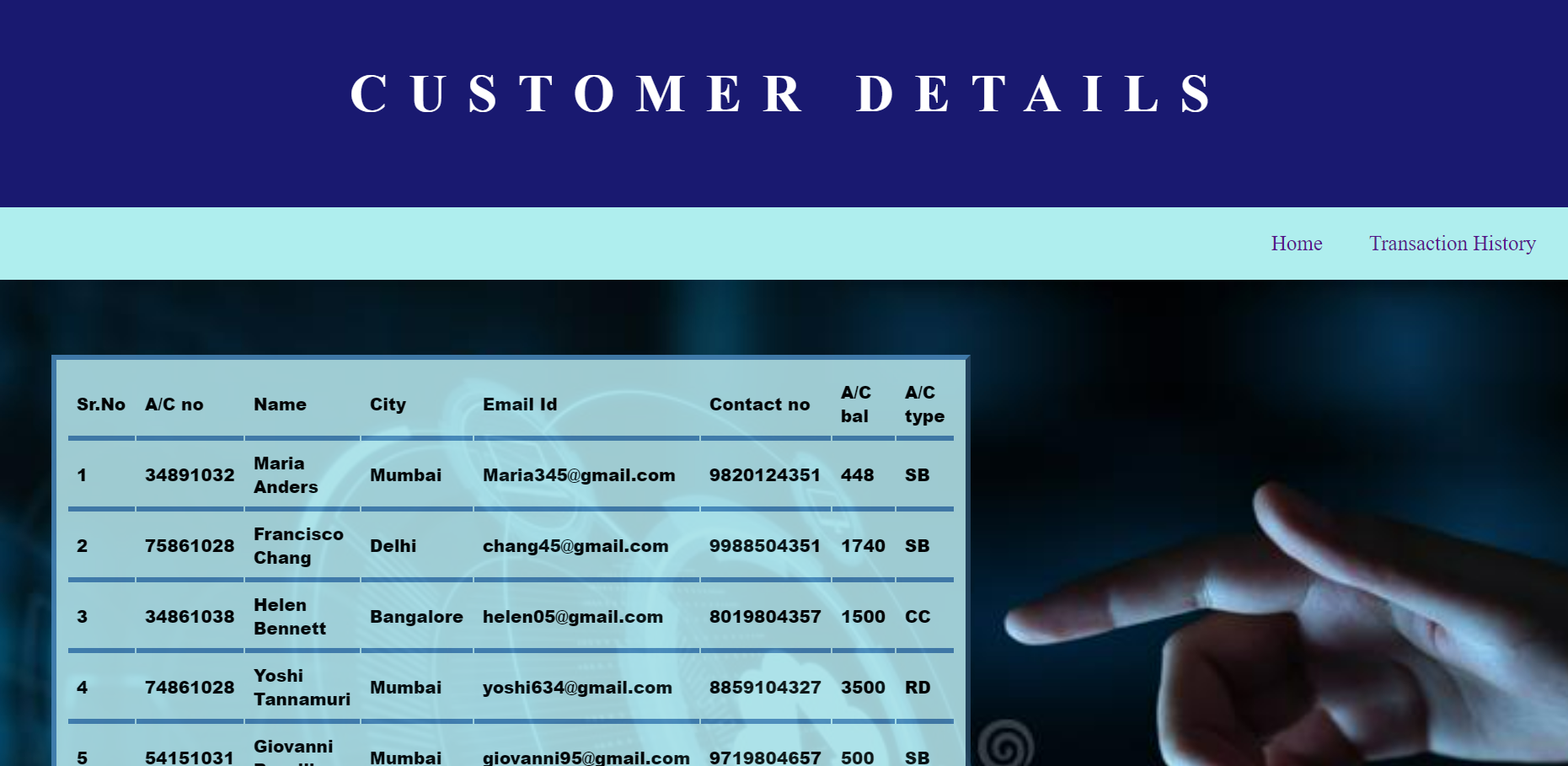 Github Arpitapawar Basic Banking System