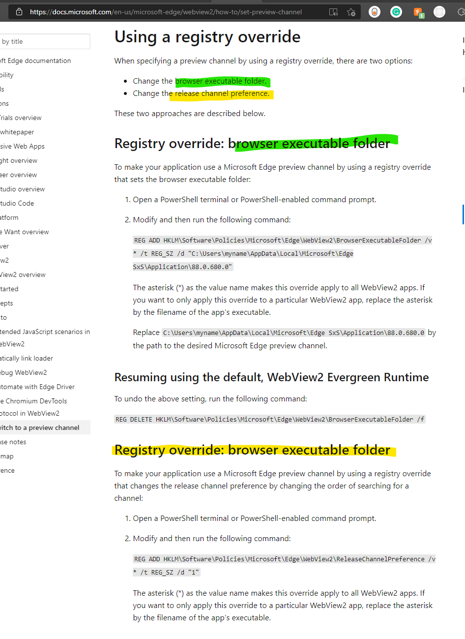 Wv2 Docs Typo · Issue 1411 · Microsoftdocsedge Developer · Github
