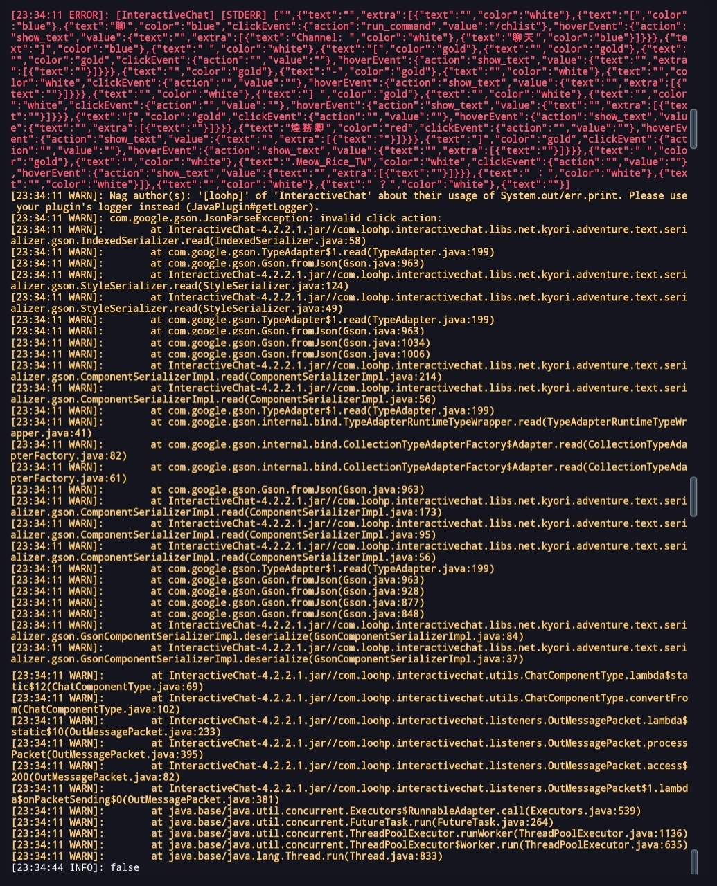 1.19 Issue · Issue #101 · LOOHP/InteractiveChat · GitHub