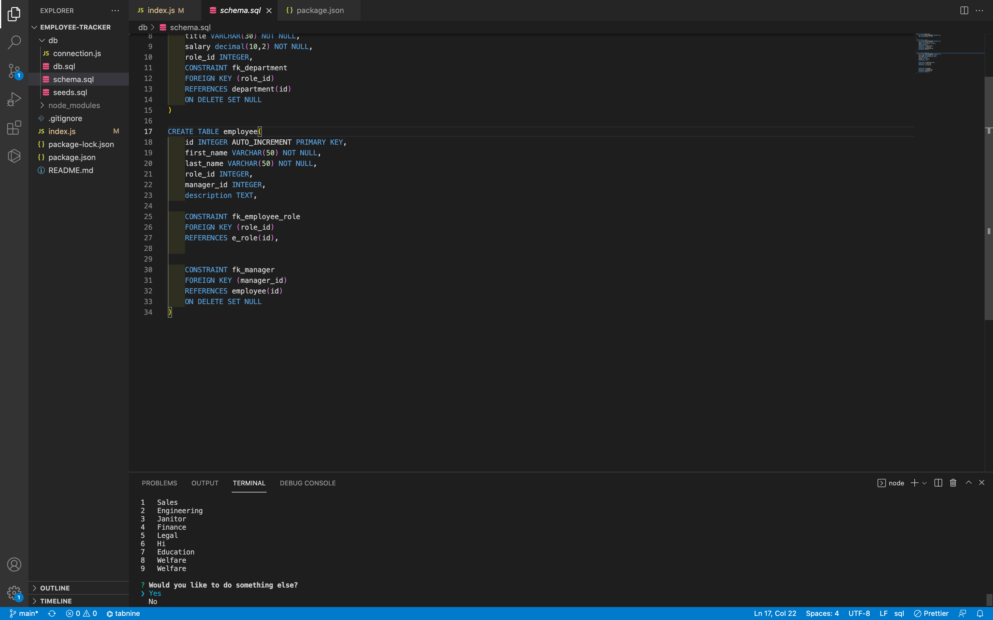 GitHub - tmair1012/Employee-Tracker