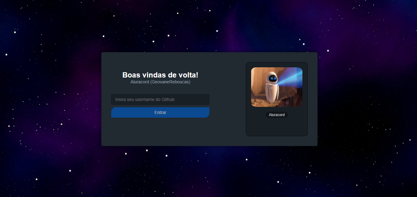 GitHub - GeovaneReboucas/aluracord: Projeto desenvolvido na Imersão React da @alura