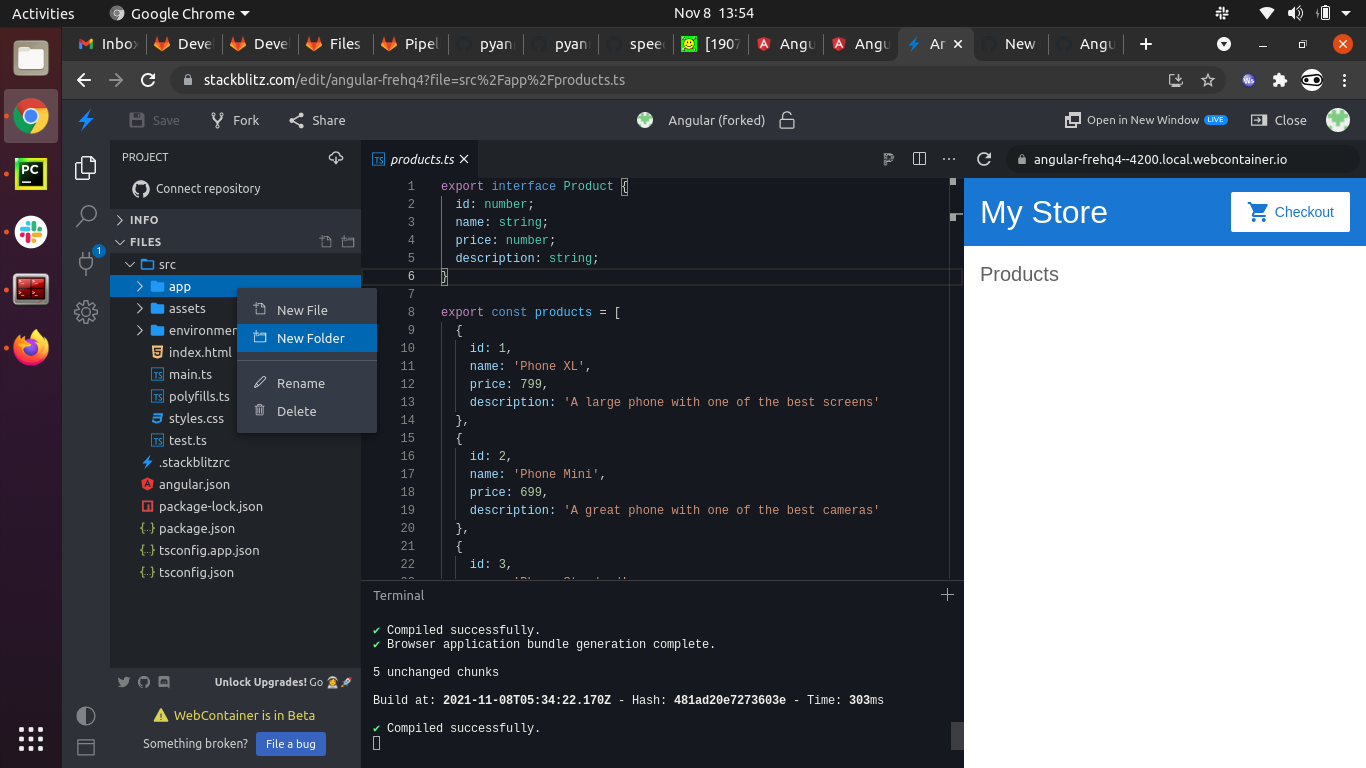 Right clicking but No Angular Generator appearing · Issue #388 · stackblitz/webcontainer-core ...
