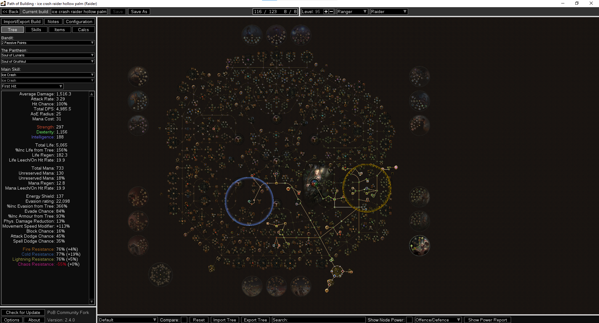 Hollow Palm incorrect DPS · Issue #2934 · PathOfBuildingCommunity ...