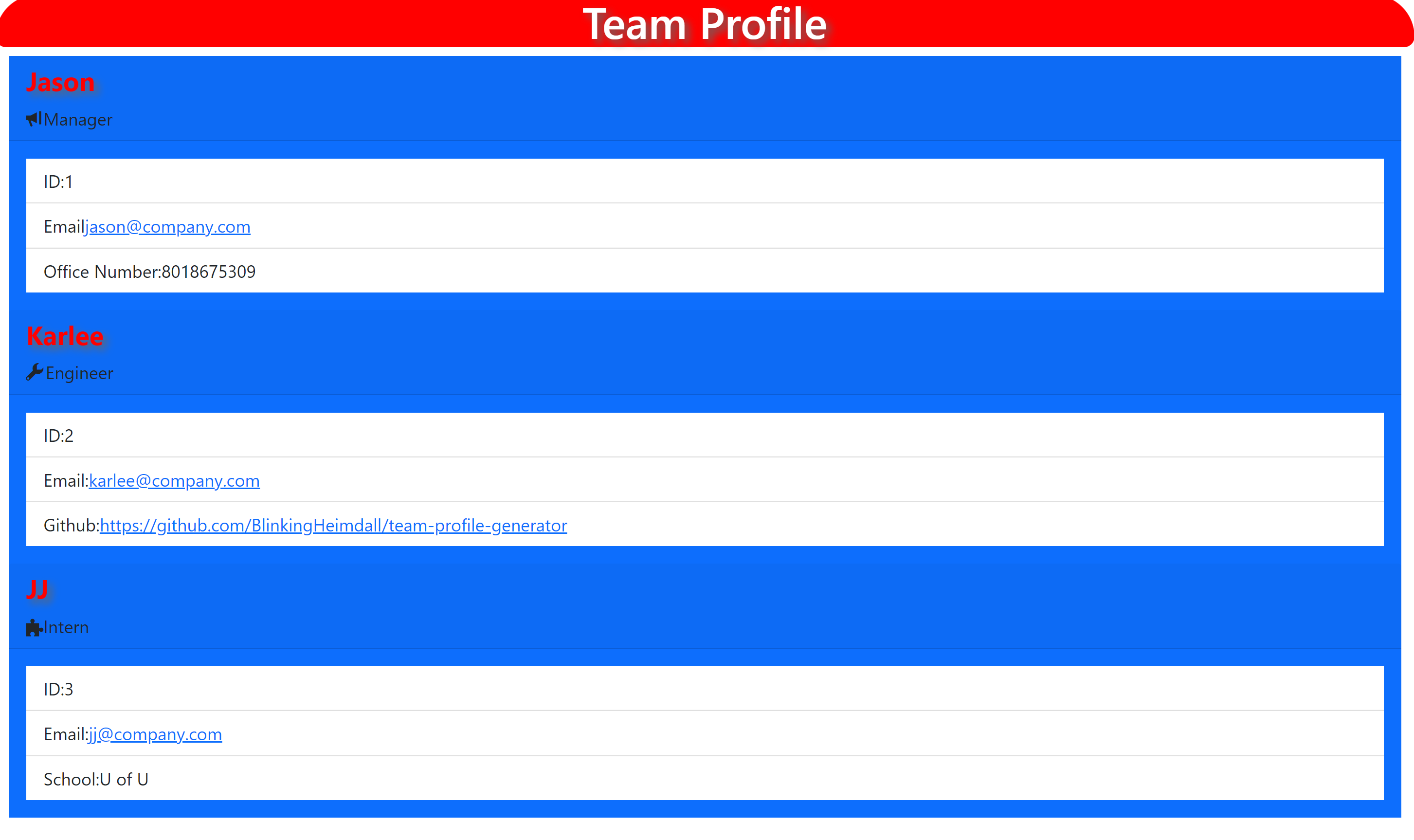 GitHub - BlinkingHeimdall/team-profile-generator