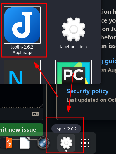gnome41 cannot show joplin icon · Issue #5802 · laurent22/joplin · GitHub