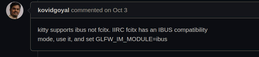 set GLFW_IM_MODULE=ibus not working · Issue #5683 · kovidgoyal/kitty · GitHub