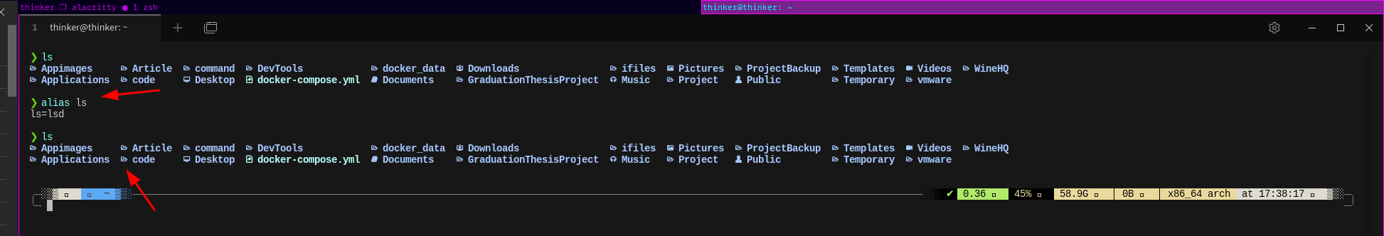 alacritty run ls cannot show icon · Issue #890 · lsd-rs/lsd · GitHub